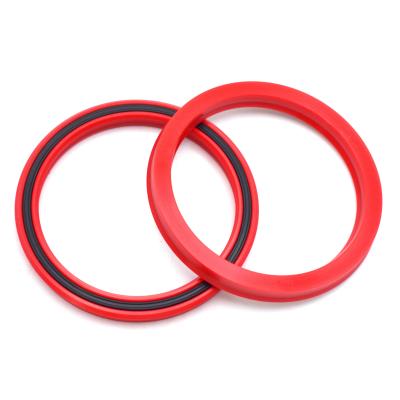 China Polyurethane PU X-Ring Rod Seals 30-180mm Sizes for High Speed 3 ft/sec Hydraulic Systems for sale