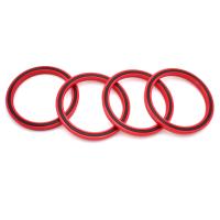 China Polyurethane PU X-Ring Rod Seals 30-180mm Sizes for High Speed 3 ft/sec Hydraulic Systems for sale