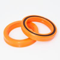 China Double Lip Rod Seal 0.25 Size High Pressure Hydraulic Seal with 0.020 Extrusion Gap for sale