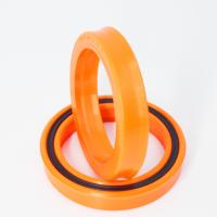 China Double Lip Rod Seal 0.25 Size High Pressure Hydraulic Seal with 0.020 Extrusion Gap for sale