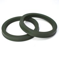 China PU Hydraulic Rod Seal 118mm x 133mm x 9mm Green X-Ring for Industrial Cylinders for sale