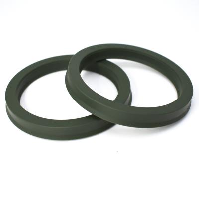 China PU Hydraulic Rod Seal 118mm x 133mm x 9mm Green X-Ring for Industrial Cylinders for sale