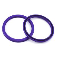 China Hydraulic Cylinder Double Lip Rod Seals 90-95 Shore A Hardness for -40°C to +120°C Temperature Range for sale