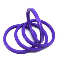 China Hydraulic Cylinder Double Lip Rod Seals 90-95 Shore A Hardness for -40°C to +120°C Temperature Range for sale
