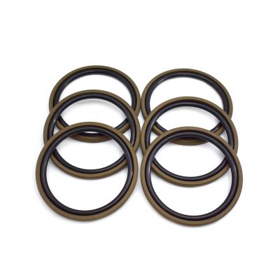 China Hydraulic Piston SPGO Seal PTFE Bronze 160 Bar Two-Way Rod Piston Seal for Cylinder for sale
