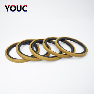 China SPGO Piston Seal for Hydraulic Cylinders PTFE Bronze NBR O-Ring 40MPa Heavy Duty for sale