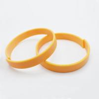China Polyester Resin Wear Ring for Hydraulic Cylinders - Temperature -40°C to 250°C, Speed 0-15 m/s, Yellow Round Design for sale