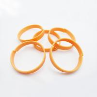 China Polyester Resin Wear Ring for Hydraulic Cylinders - Temperature -40°C to 250°C, Speed 0-15 m/s, Yellow Round Design for sale