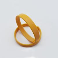 China Polyester Resin Wear Ring for Hydraulic Cylinders - Temperature -40°C to 250°C, Speed 0-15 m/s, Yellow Round Design for sale