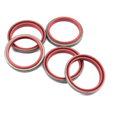 China Hydraulic Cylinder Wiper Dust Seal DKB DKBI NBR PU Oil Seal 40-140mm ID Range for Excavators for sale