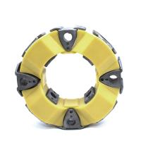 China Hydraulic Pump Coupling Assembly 50H for Excavators - Rubber & Aluminum Construction 25x25x10cm for sale