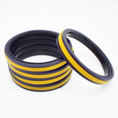China SPGW Hydraulic Cylinder Piston Seals 50-250mm Durable PTFE NBR Excavator Seals OEM Factory Direct for sale