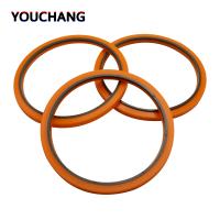 China HBY Buffer Seal Ring for Hydraulic Cylinders - 60MPa Pressure Rating, 6mm Height, PU+POM Material for sale