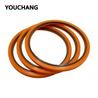 China HBY Buffer Seal Ring for Hydraulic Cylinders - 60MPa Pressure Rating, 6mm Height, PU+POM Material for sale