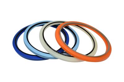 China HBY Buffer Seal Hydraulic Cylinder Rubber Kit 40-155mm with Wear Ring and Sealing Ring for Excavators for sale