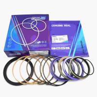 China Doosan DX225LCA Excavator Boom Seal Kit Hydraulic Cylinder Repair 4 Component Set for sale