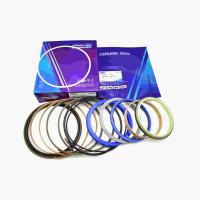 China Hitachi EX400 Boom Cylinder Seal Kit 1.2-1.5 kg Heavy Duty Hydraulic Excavator Seals for sale