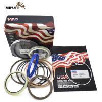 China SK210 Excavator Bucket Cylinder Seal Kit Aftermarket 40MPa PU NBR PTFE for sale