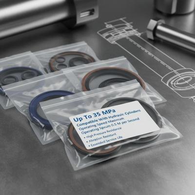 China Hydraulic Cylinder Seal Kit 35 MPa 0.5 m/s Full Set for Excavator Cylinder Repair for sale