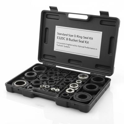 China Standard Size E320C-B Bucket Seal Kit for Hydraulic Systems 35 MPa 5000 PSI for sale