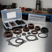 China E320C-B Bucket Seal Kit Oil Seal Kit -30 to +145°C 5000 PSI Hydraulic Repair for sale
