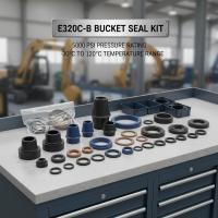 China E320C-B Bucket Seal Kit 5000 PSI High Pressure Cylinder Repair Kit for Construction Machinery for sale