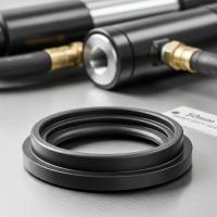 China 50mm OD Oil Resistant Hydraulic Dust Seal Press-fit Double-lip Wiper Seal 3M/S for sale