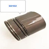 China High Abrasion Resistance Excavator Engine Repair Parts Piston For 6D102 for sale