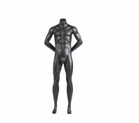China Fiberglass Full Body Man hands Behind-The-Back headless Muscular Sports Male Mannequin For Sportswear Display for sale