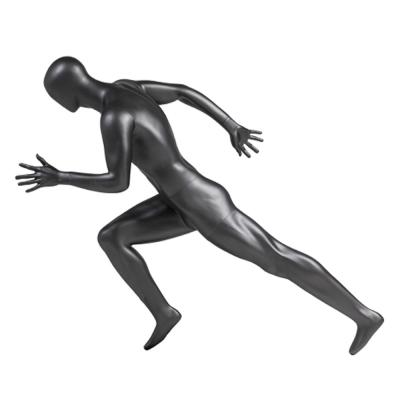 China Matte Full Body Male Mannequin , Running Man Mannequin For Sportswear Exhibition for sale