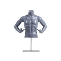 China High End Headless Male Mannequin , Sports Matte Half Body male mannequin for sale