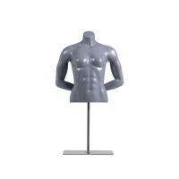 China Female Sports Mannequin Display Half Body Headless For Sportswear for sale
