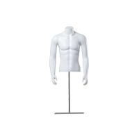 China Black White Headless Male Mannequin Display Armless For Showcase Muscles for sale