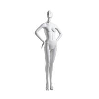 China Beautiful White Female Mannequin , curvy Female Fiberglass Mannequin For Display for sale