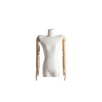China Upright Half Body Female Mannequin Stand With Shoulder Protrusion for sale