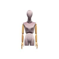 China White Blue Female Half Body Mannequin With Twisted Waist 80CM Hip for sale