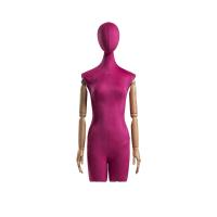 China Multi Color Half Body Female Mannequin , 63CM Waist Upright Half Mannequin Stand for sale