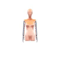 China Electroplated Arms Half Mannequin With Head Stand Black Yellow Blue Red for sale