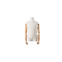China Clothing Display Half Body Mannequin Headless Stand Upright 54CM Waist for sale