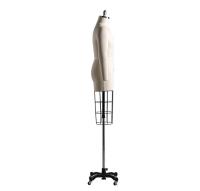 China Adjustable Tailors Dress Form Mannequin Stand With Cage Dummy Europe Size for sale