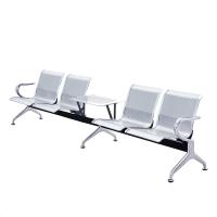 China Hospital Furniture PU Hospital Waiting Chairs from Stainless Steel Public Row Chair for sale