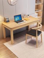 China Melamine Solid Wood Office Computer Desk for Home Study and Bedroom Chair Combination for sale
