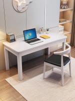 China Melamine Solid Wood Office Computer Desk for Home Study and Bedroom Chair Combination for sale