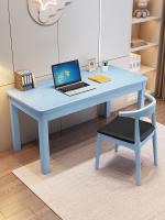 China Melamine Solid Wood Office Computer Desk for Home Study and Bedroom Chair Combination for sale