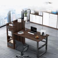 China 2 Seater Office Furniture Staff Table Modular Workstation with Drawer in Modern Style for sale