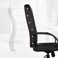 China Adjustable Task Chair with Backrest High Back No Handrail Sturdy Ergonomic Design Home for sale