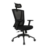 China Adjustable Headrest Mesh Chair Fabric Multifunctional Ergonomic High Back Boss Chair for sale