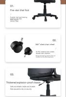 China Y Genuine Leather Backrest Office Computer Chair Conference Office Swivel Chair for sale