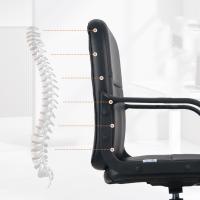 China Y Genuine Leather Backrest Office Computer Chair Conference Office Swivel Chair for sale