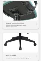 China Ergonomic Office Chair Comfortable Swivel Lounge with 360 Degree Mesh and No Handrail Design for sale